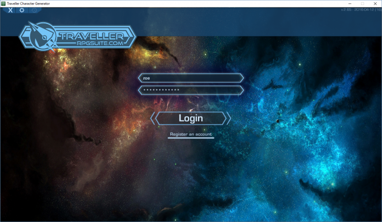 Traveller Character Generator (TCG) – RPGsuite