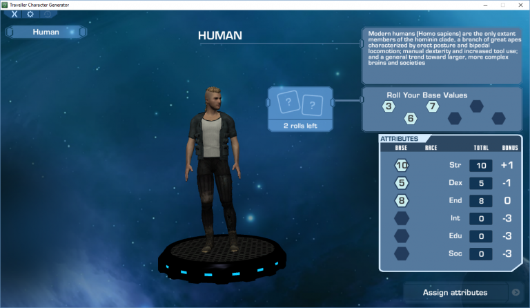 Traveller Character Generator (TCG) – RPGsuite